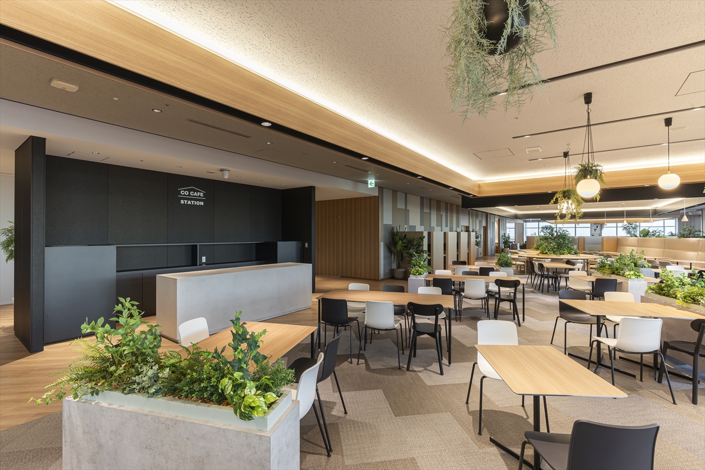 住友商事株式会社東京本社 社員食堂（CO CAFE）リニューアル | 住商インテリアインターナショナル