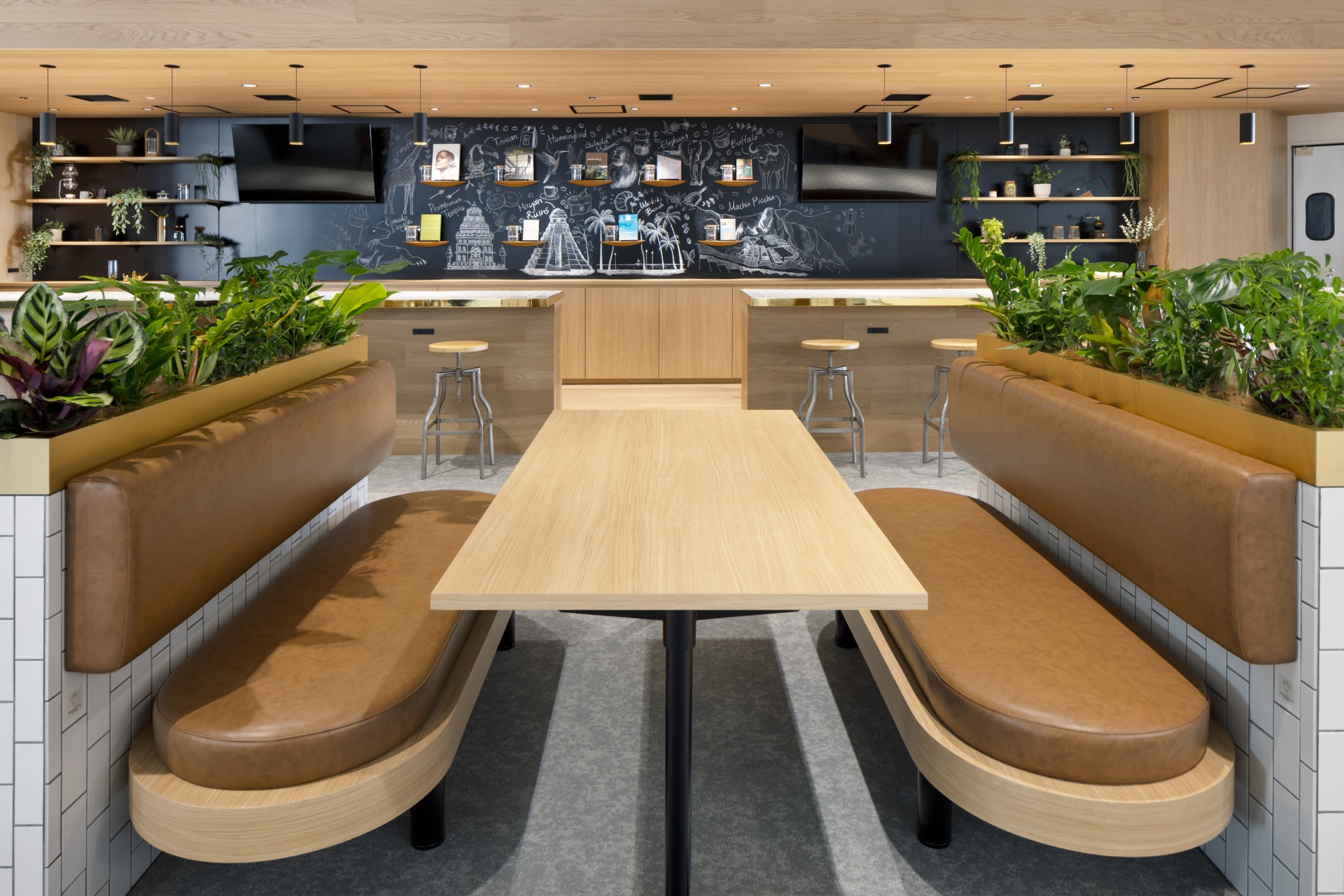 SCSK株式会社豊洲フロント14F食堂カフェテリア改修プロジェクト | 住商インテリアインターナショナル