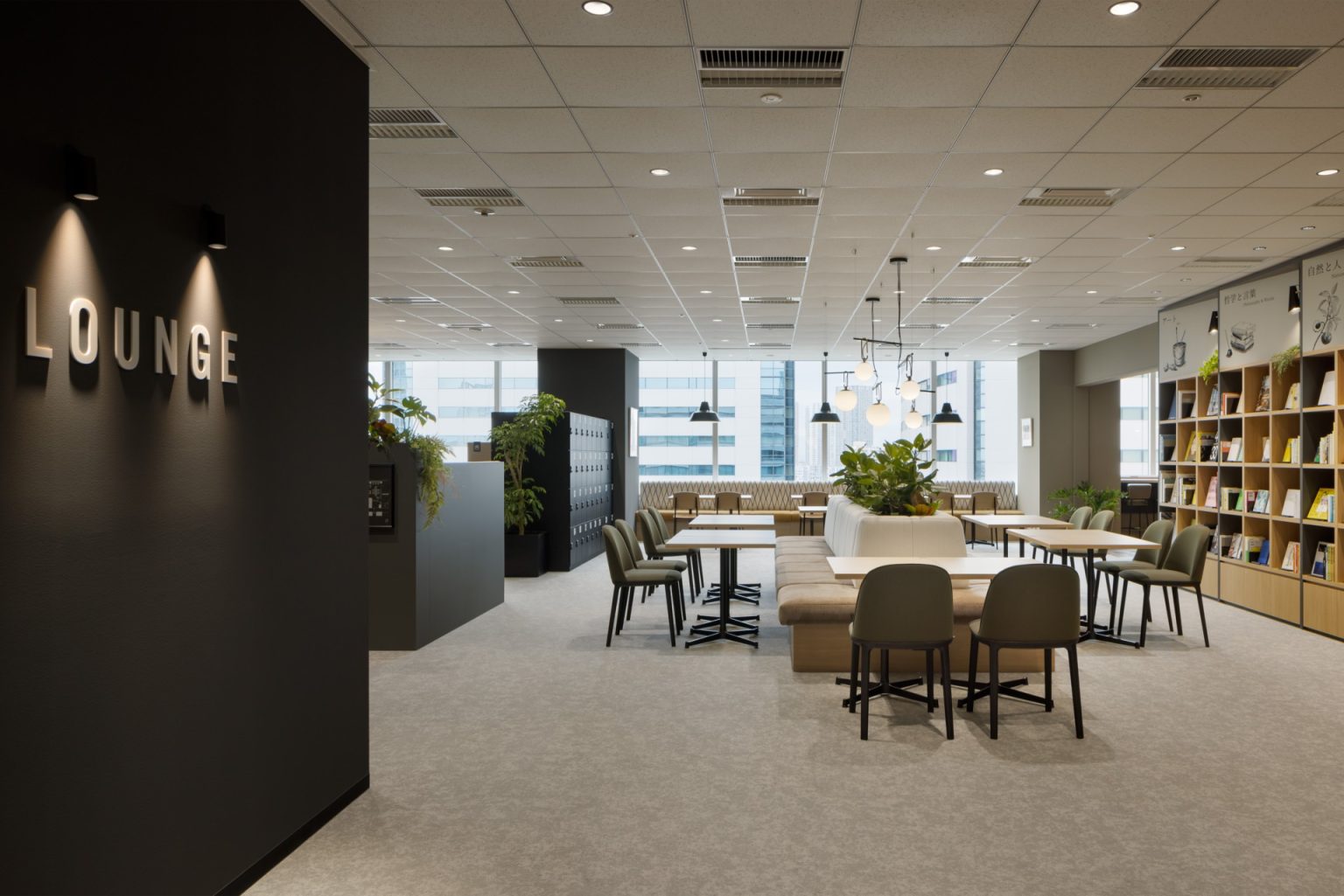 SCSK株式会社豊洲フロント14F食堂カフェテリア改修プロジェクト | 住商インテリアインターナショナル